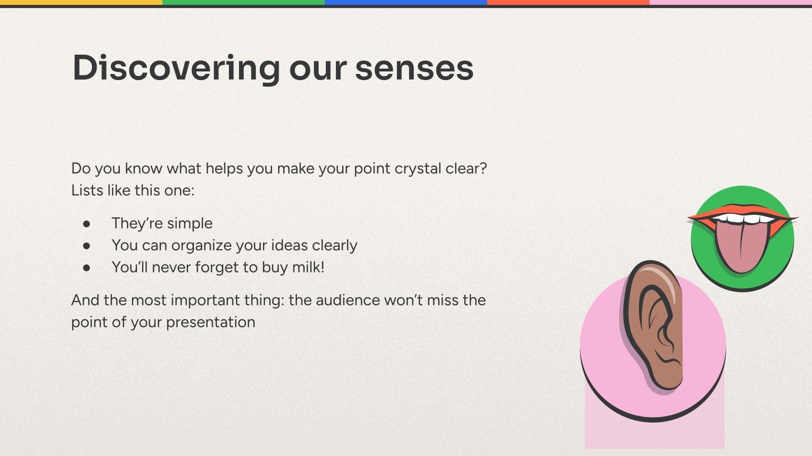 Sense Organs Presentation