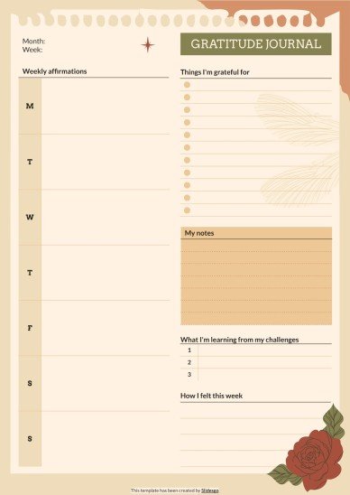 Gratitude Journal Presentation