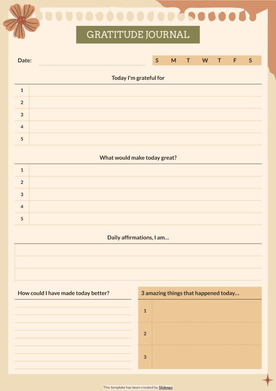 Gratitude Journal Presentation