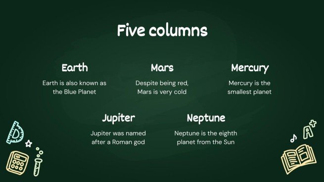 Doodle Blackboard Education Theme Presentation