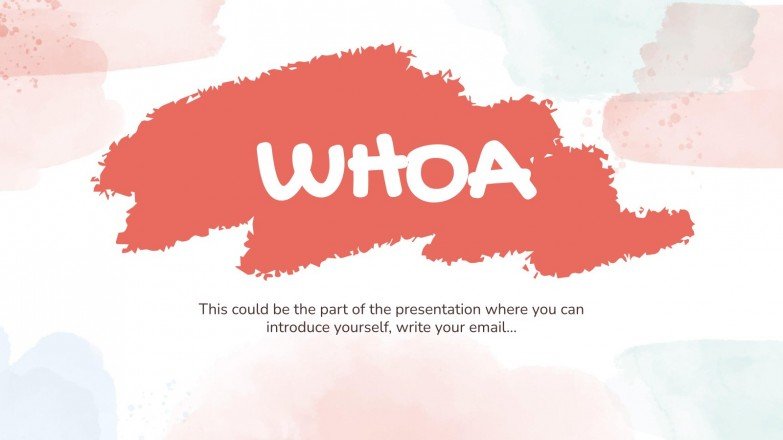 Watercolor Splash Company Profile | Google Slides & PPT