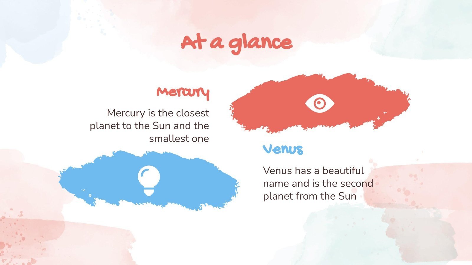 Watercolor Splash Company Profile | Google Slides & PPT