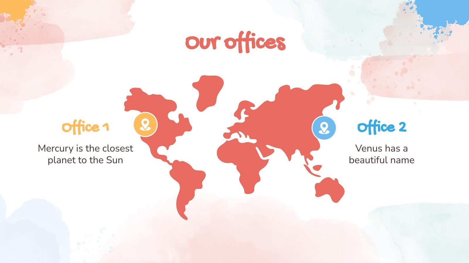 Watercolor Splash Company Profile | Google Slides & PPT