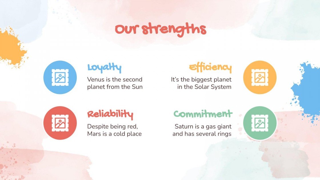 Watercolor Splash Company Profile | Google Slides & PPT