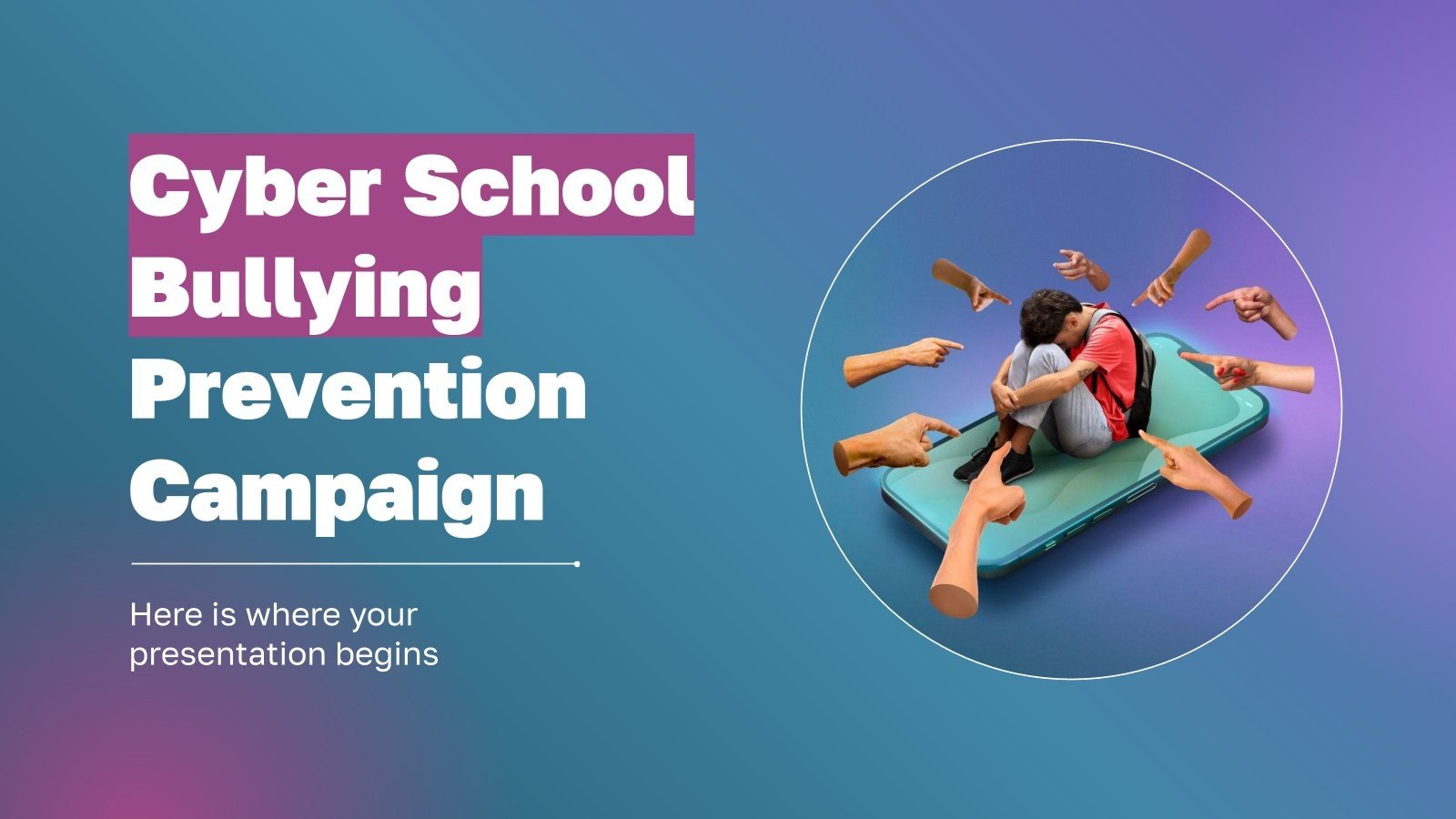 Kostenlose Google Slides und PPT-Vorlagen zum Thema Mobbing