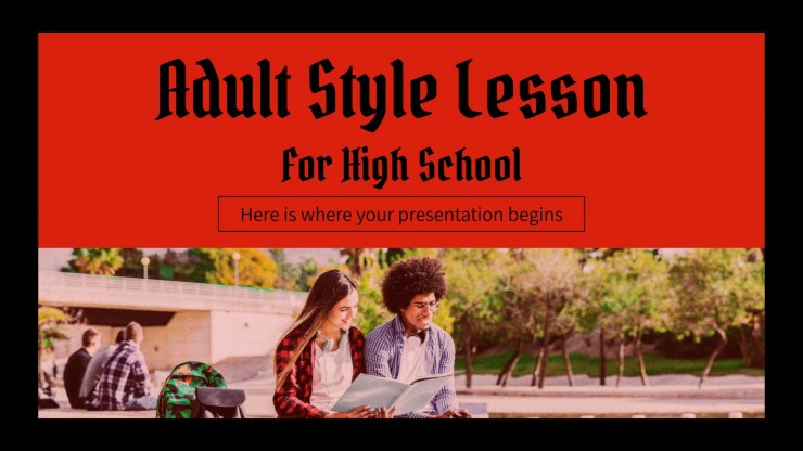 Free High School Google Slides and PowerPoint templates