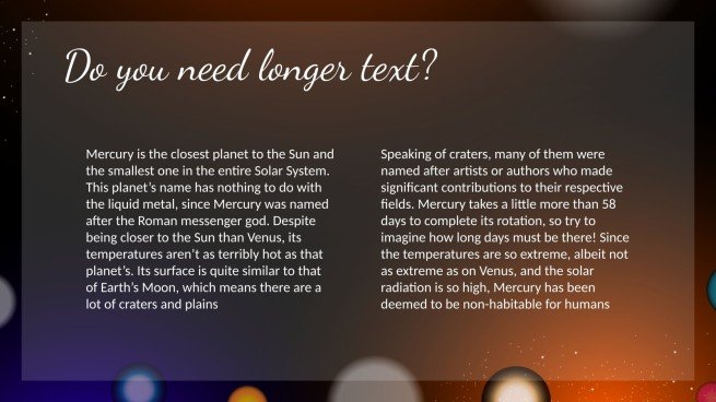 Sparkling Light Theme Presentation