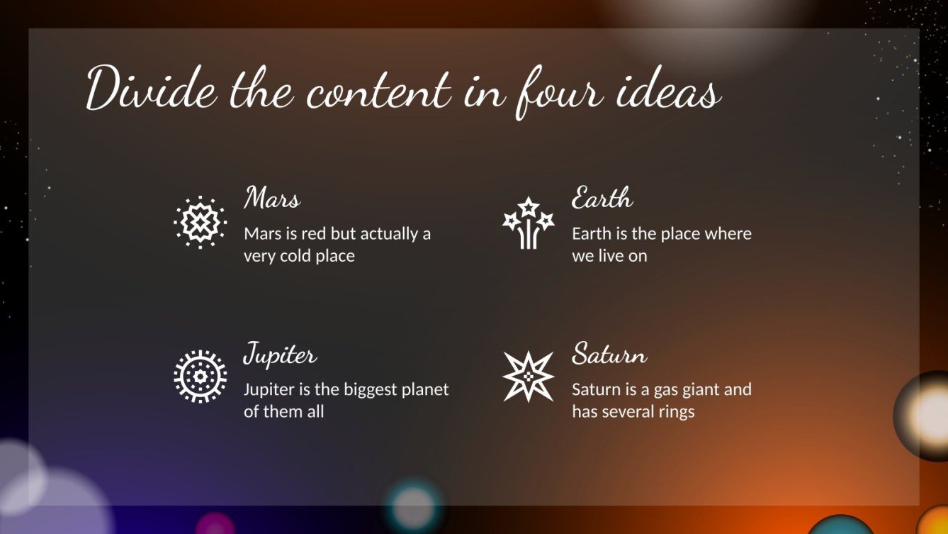 Sparkling Light Theme Presentation