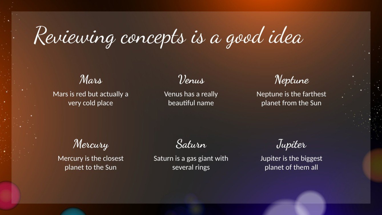 Sparkling Light Theme Presentation