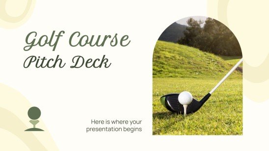 Golf Course Pitch Deck Presentation