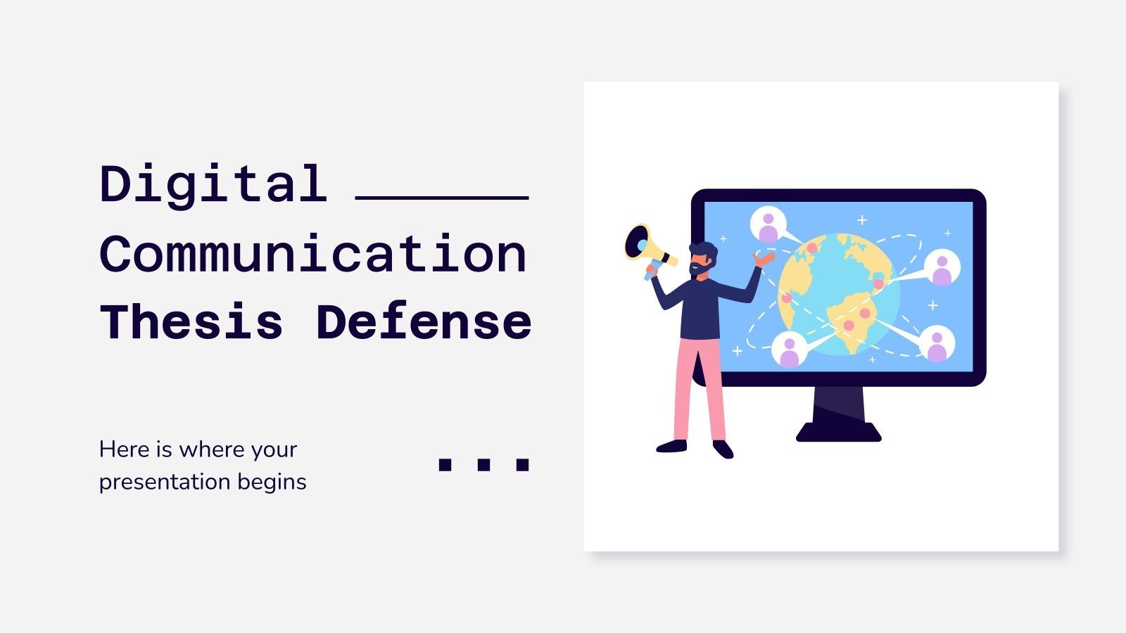 Digital Communication Thesis Defense Presentation