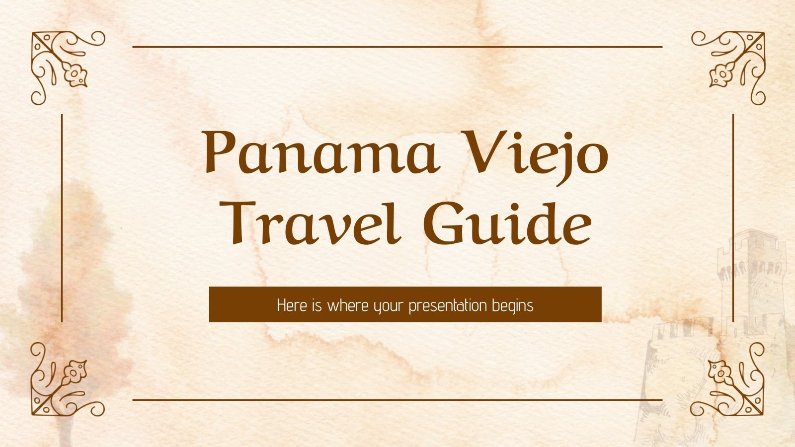 Google Slides & PowerPoint templates for travel guides