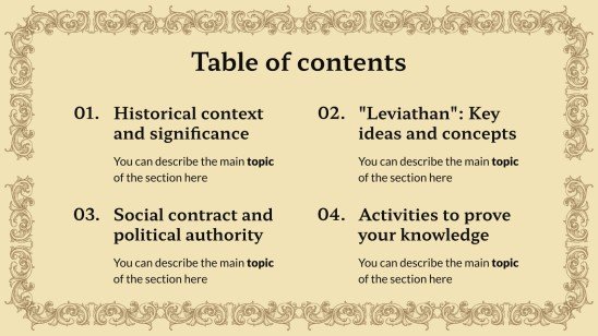 Thomas Hobbes Presentation