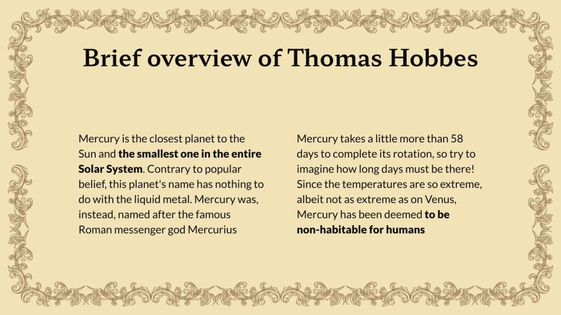 Thomas Hobbes Presentation