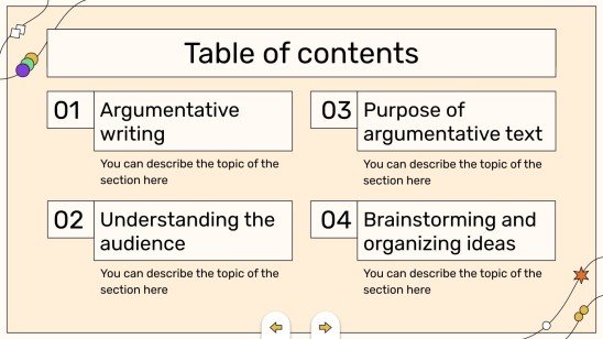 Language Arts Subject: Writing of an Argumentative Text