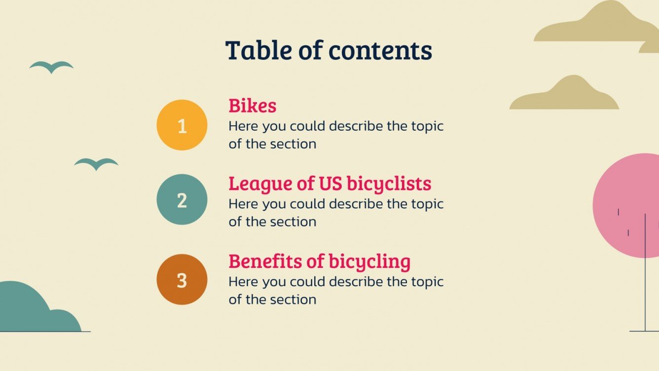 US National Bike Week | Google Slides & PowerPoint theme