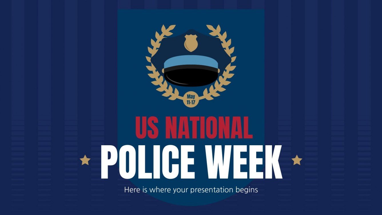 US National Police Week | Google Slides & PPT template