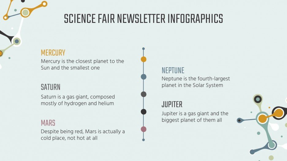 Science Fair Newsletter Infographics | Google Slides & PPT