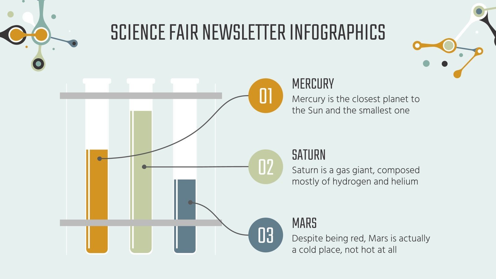 Science Fair Newsletter Infographics | Google Slides & PPT