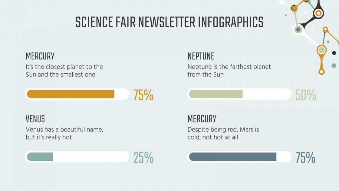 Science Fair Newsletter Infographics | Google Slides & PPT