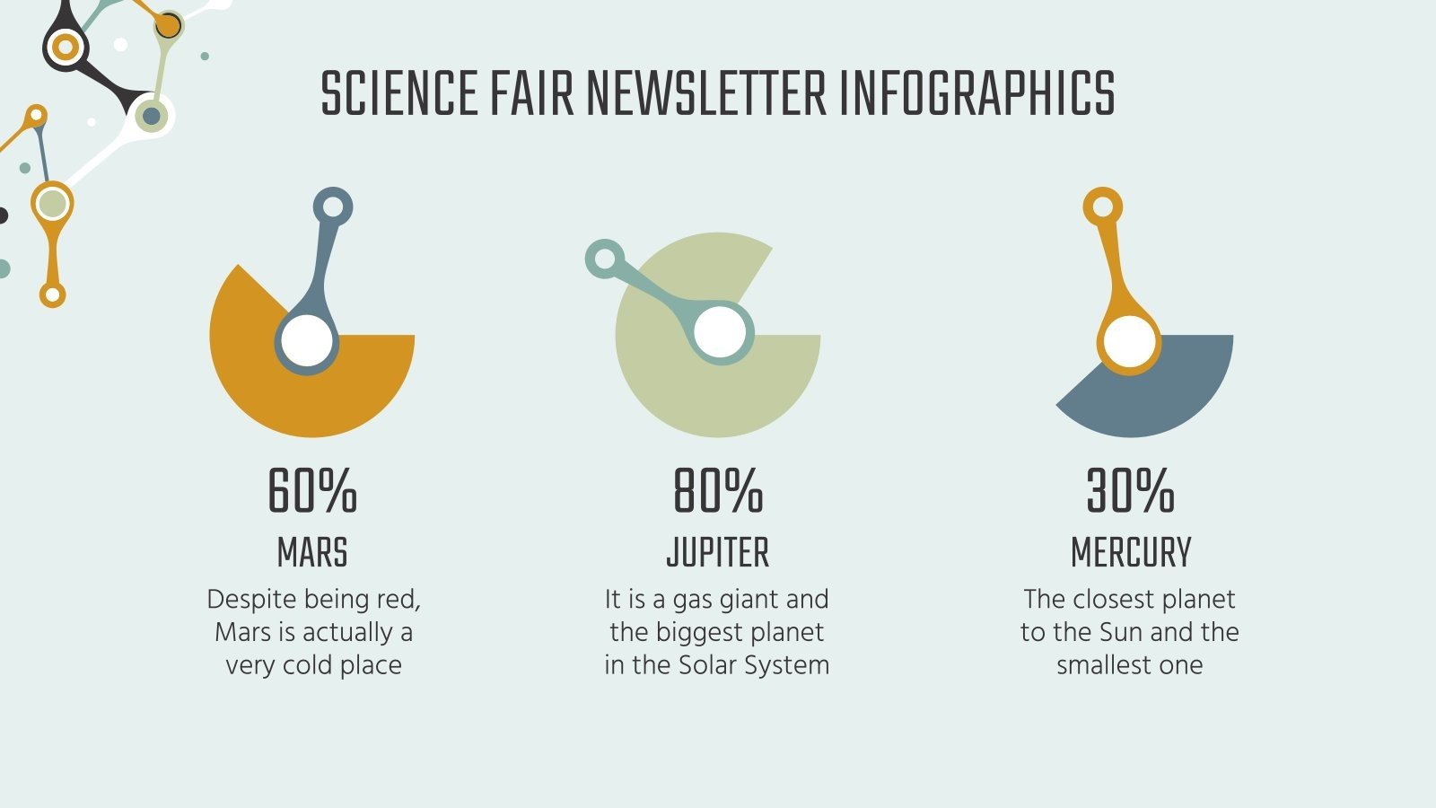 Infografías newsletter de feria de ciencias | Google Slides