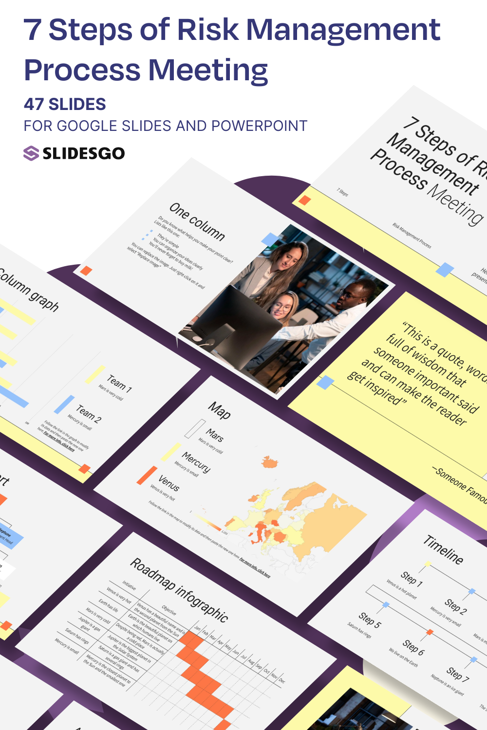 7 Steps of Risk Management Process Meeting Presentation