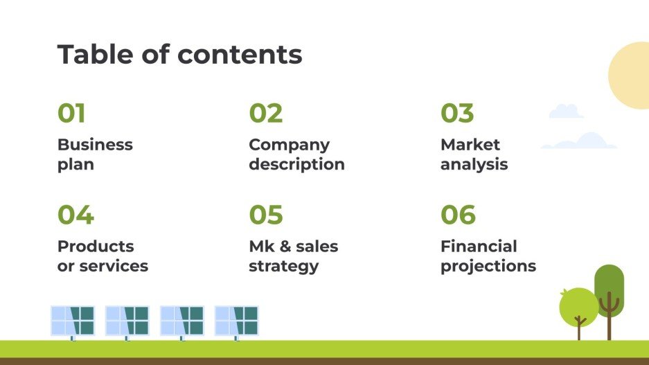 Solar Energy Solutions Business Plan Presentation