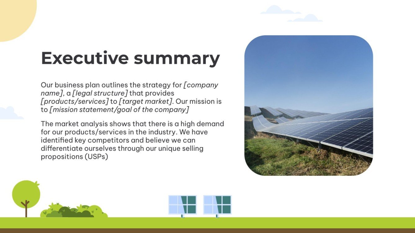 Solar Energy Solutions Business Plan Presentation