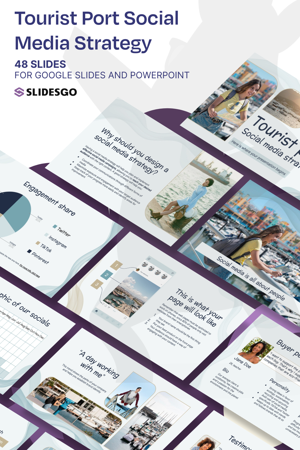 Tourist Port Social Media Strategy Presentation