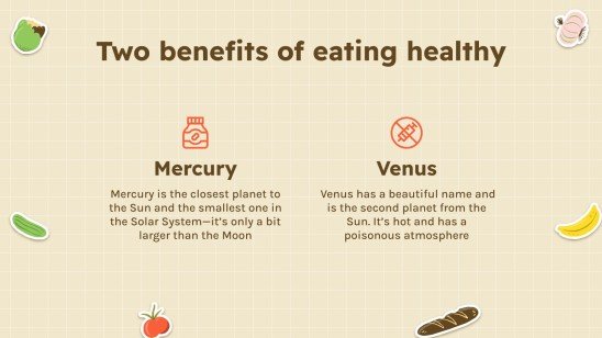 Food Wheel Presentation