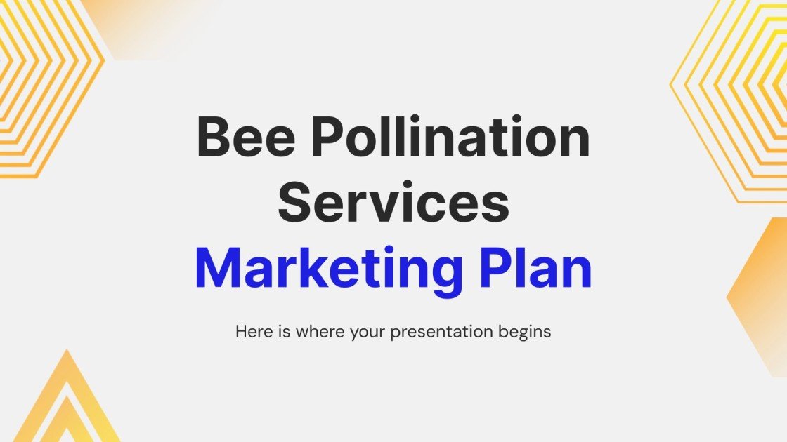 Bee Pollination Services Marketing Plan Presentation