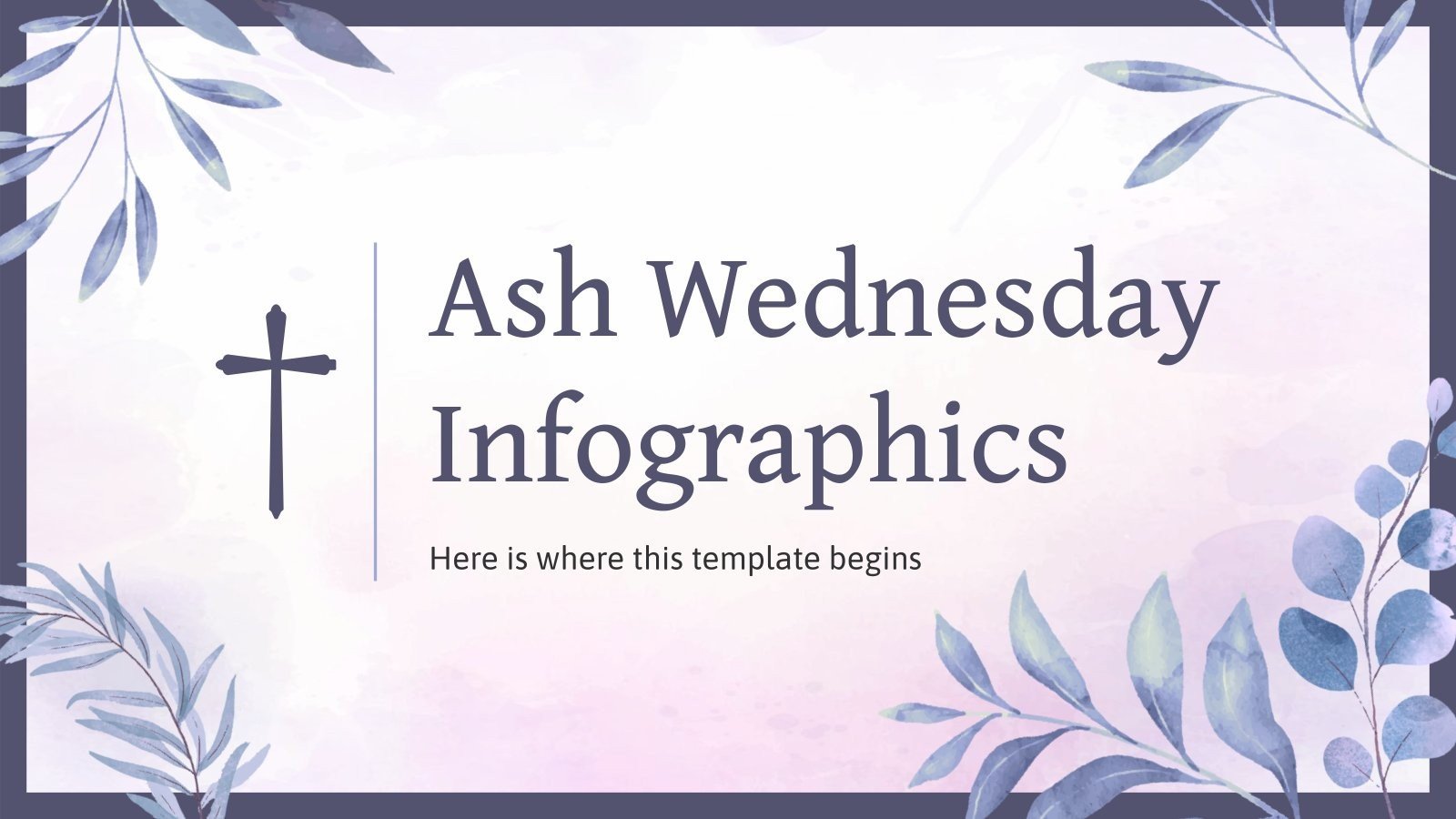 Ash Wednesday Infographics Presentation
