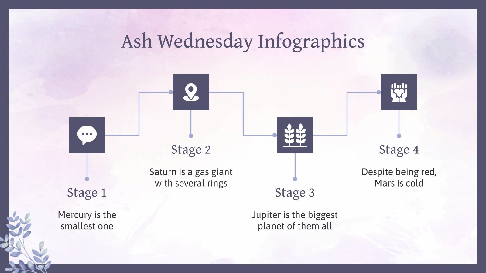 Ash Wednesday Infographics Presentation