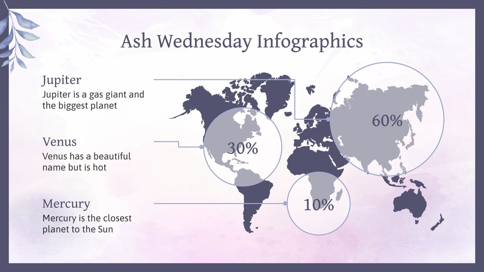 Ash Wednesday Infographics Presentation