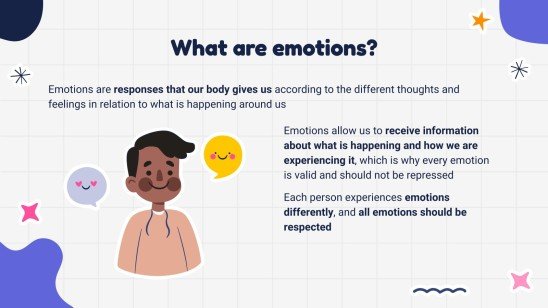 Presentación Las 6 emociones básicas