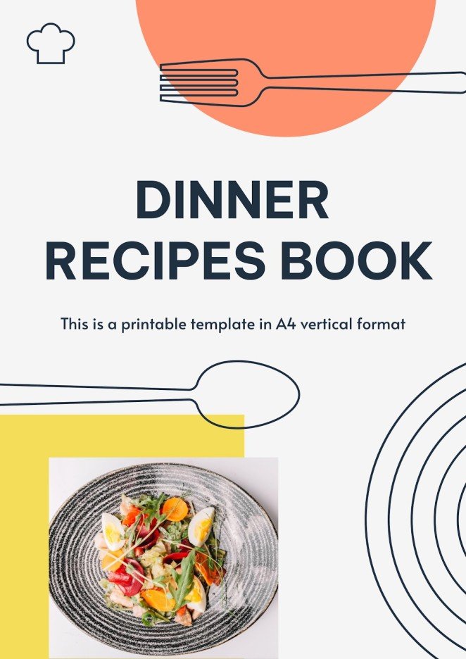 Dinner Recipes Book Presentation