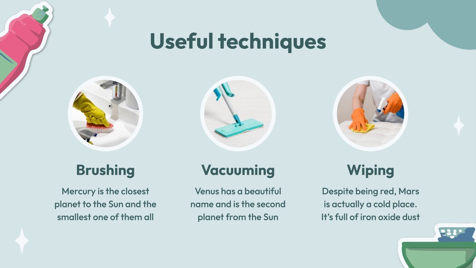 Tips for Cleaning Home Workshop Presentation