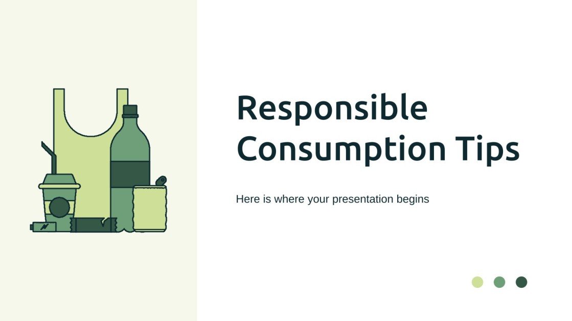 Responsible Consumption Tips Presentation
