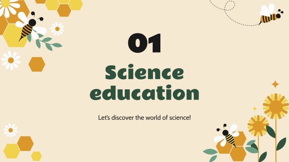 Bee Theme for Elementary Presentation