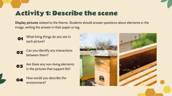 Bee Theme for Elementary Presentation