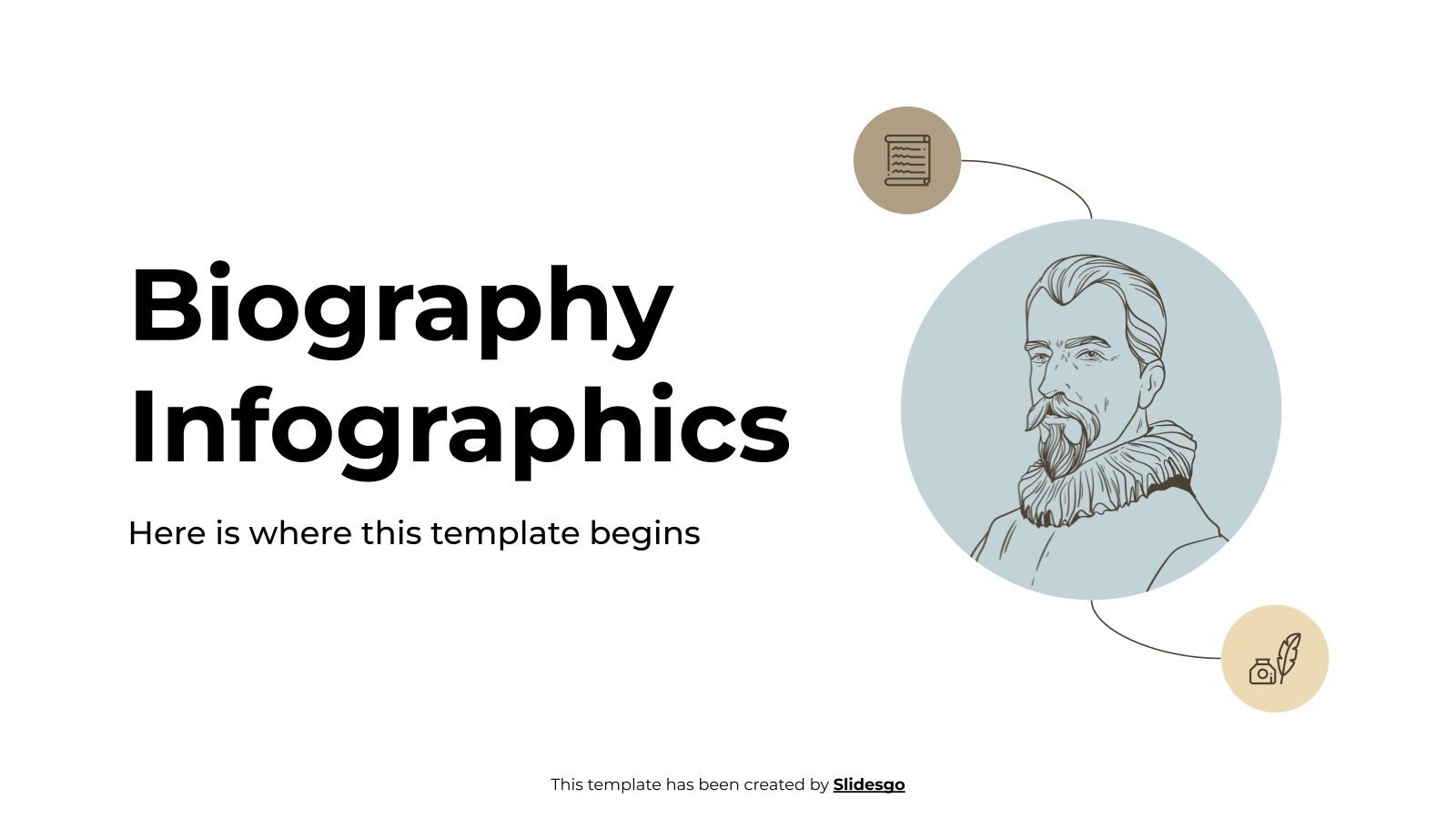 Biography Infographics Template