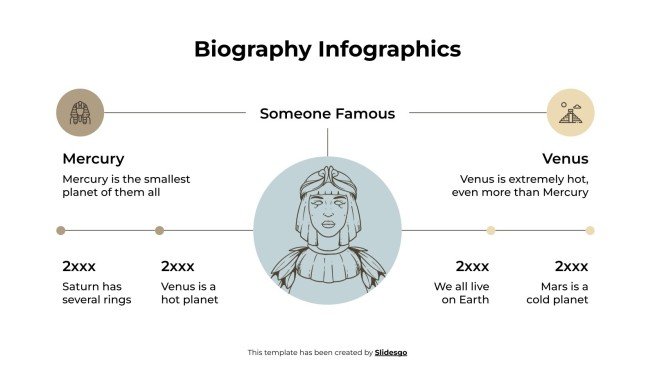 Biography Infographics Template