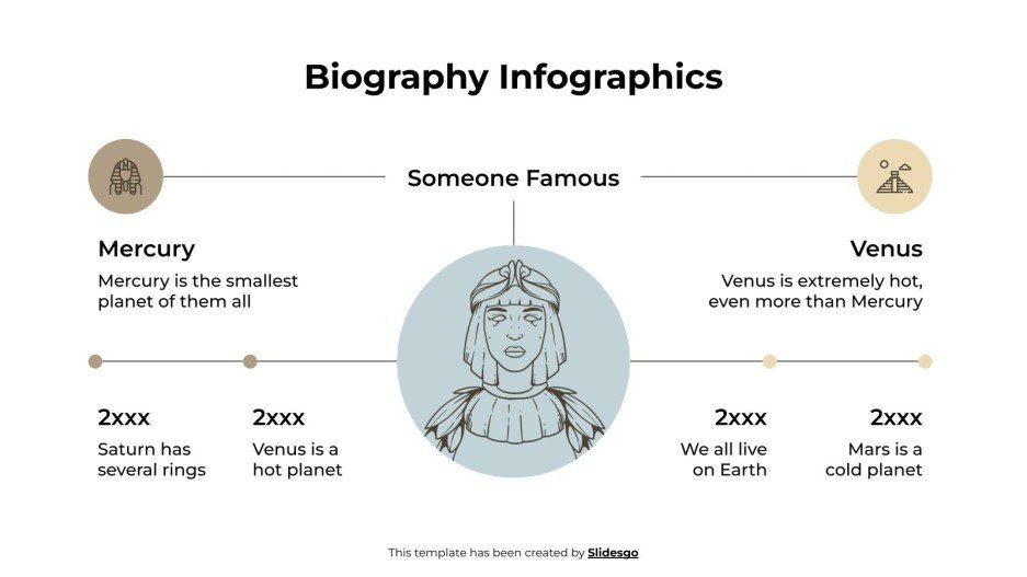 Biography Infographics Template