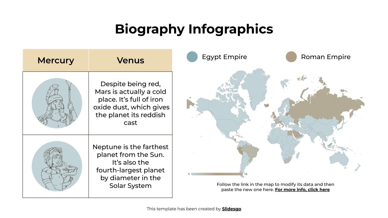 Biography Infographics Template