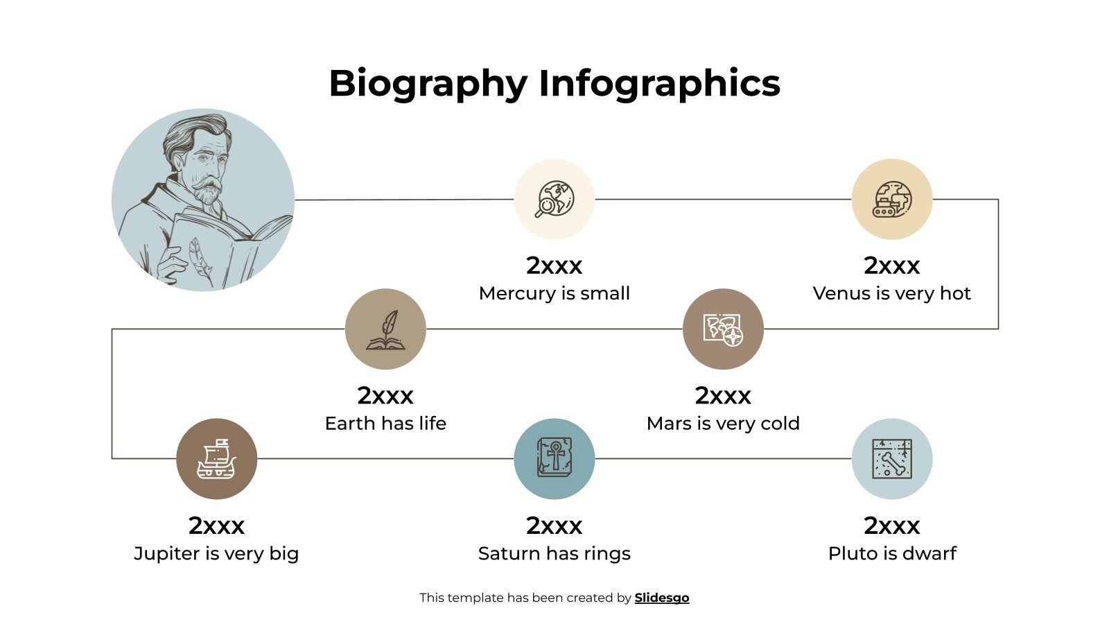 Biography Infographics Template