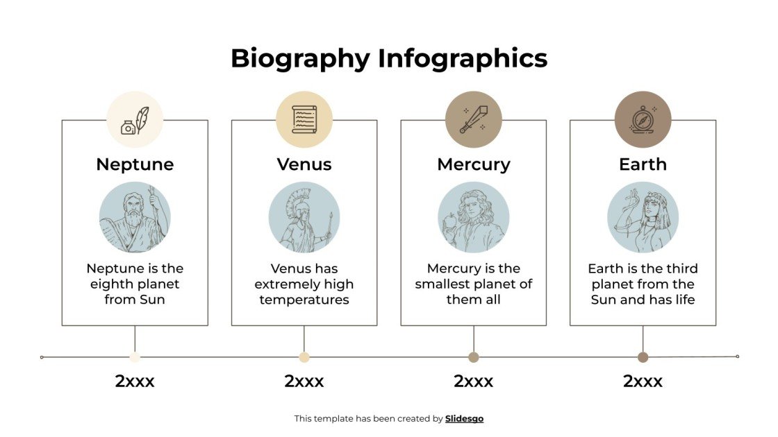 Biography Infographics Template