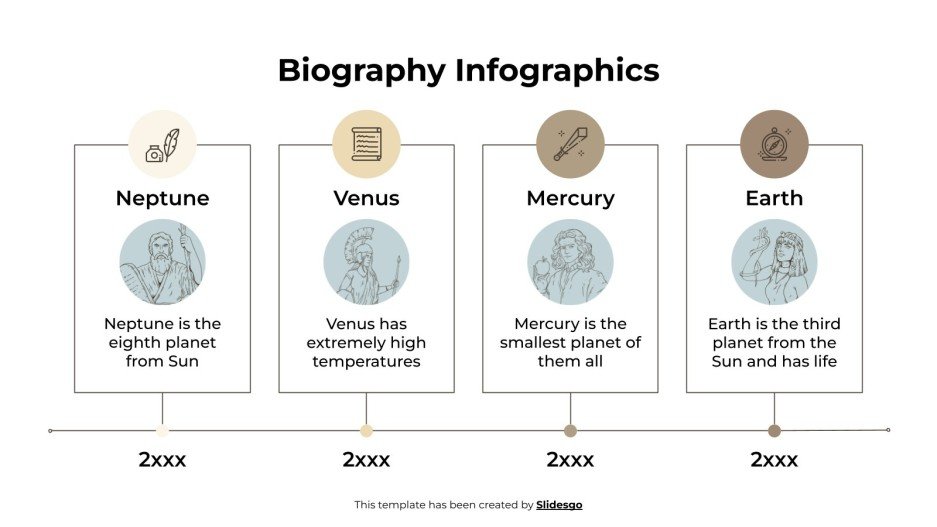 Biography Infographics Template