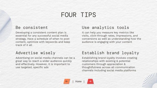 Interactive and Animated Social Media Strategy Presentation