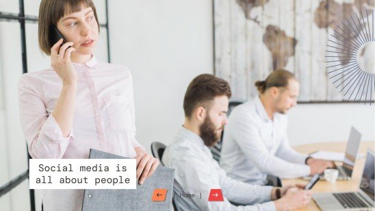 Interactive and Animated Social Media Strategy Presentation