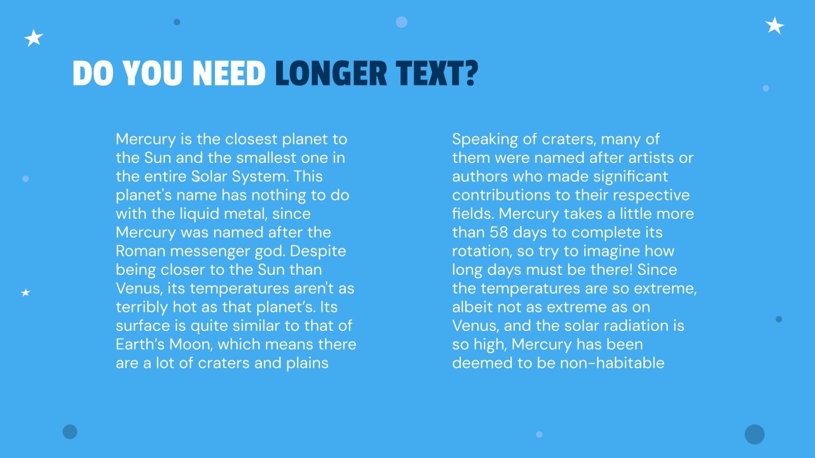 The White House Presentation